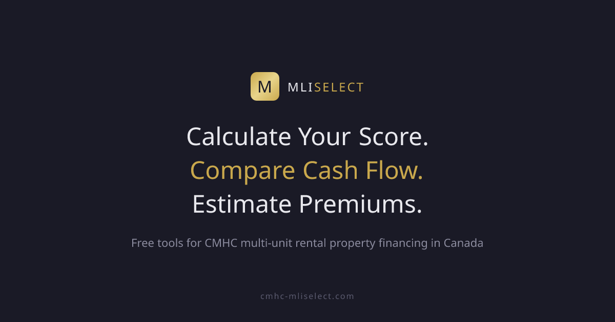 CMHC MLI Select — Canada's Multi-Unit Financing Platform